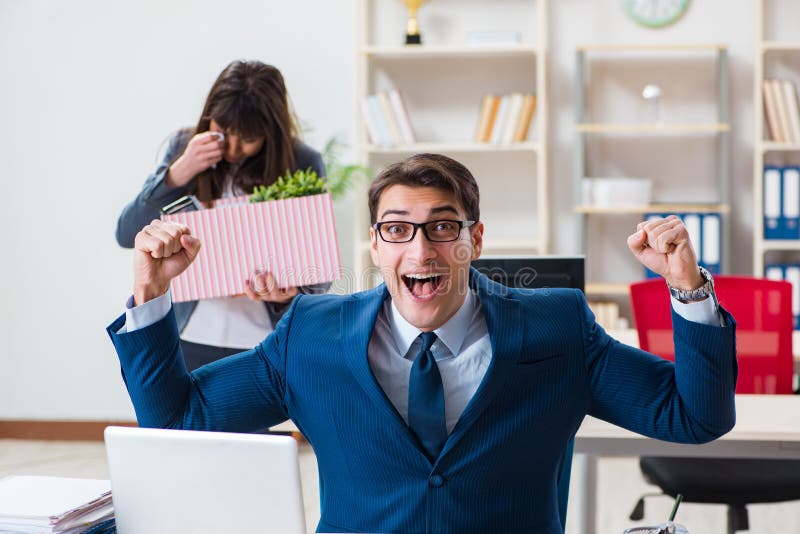 The Person Being Fired from His Work Stock Image - Image of firing ...