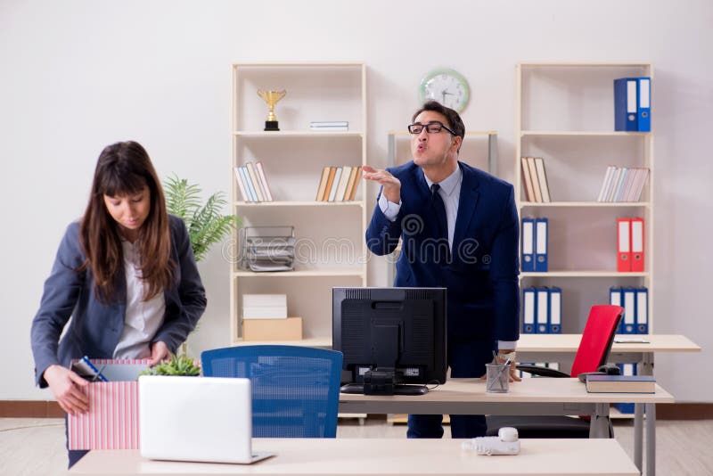 The Person Being Fired from His Work Stock Image - Image of frustrated ...
