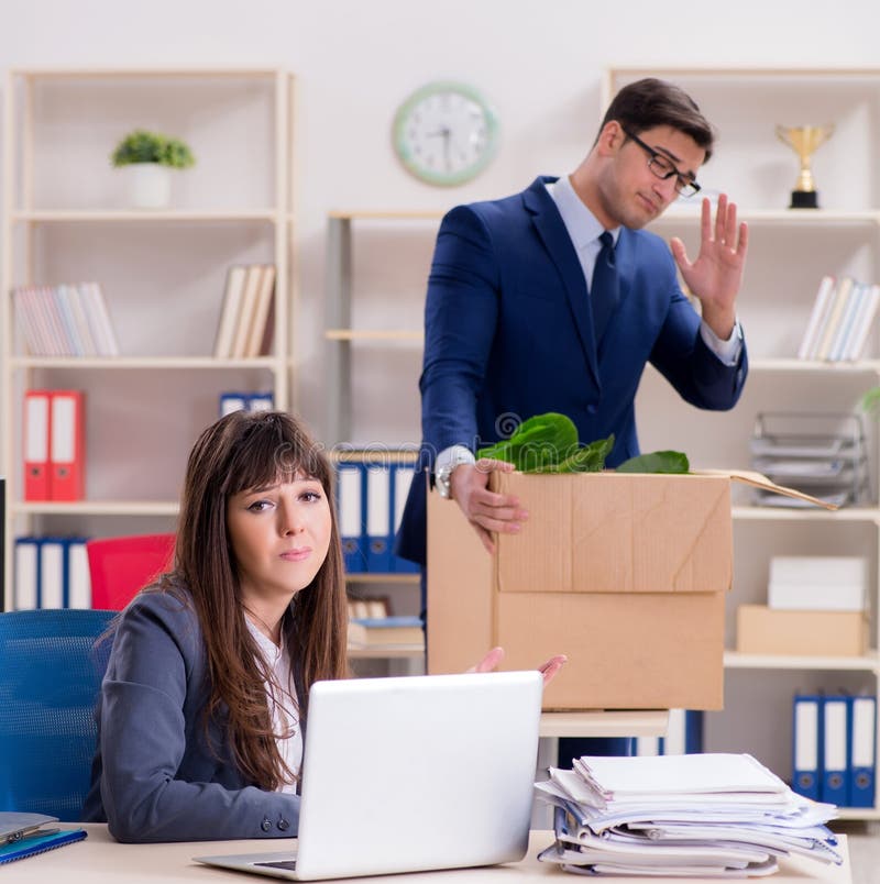 The Person Being Fired from His Work Stock Photo - Image of layoff ...