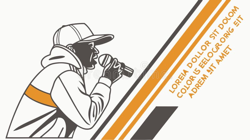 Person with Binoculars Vector Illustration Observer Explorer, Vector ...