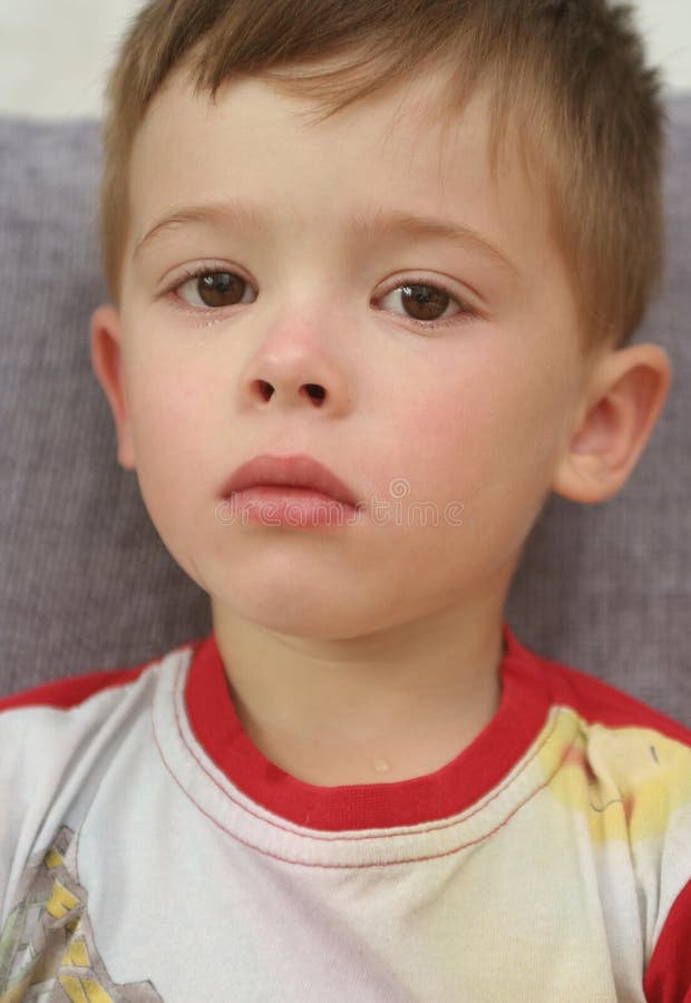 The person of the boy stock photo. Image of face, roars - 2917644