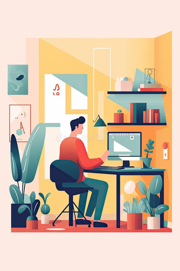 A Person Browsing Products on a Computer Device while Sitting at a Desk ...