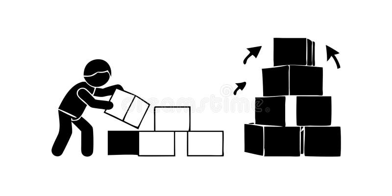 Person Building Blocks, Creativity, Construction, and Development ...