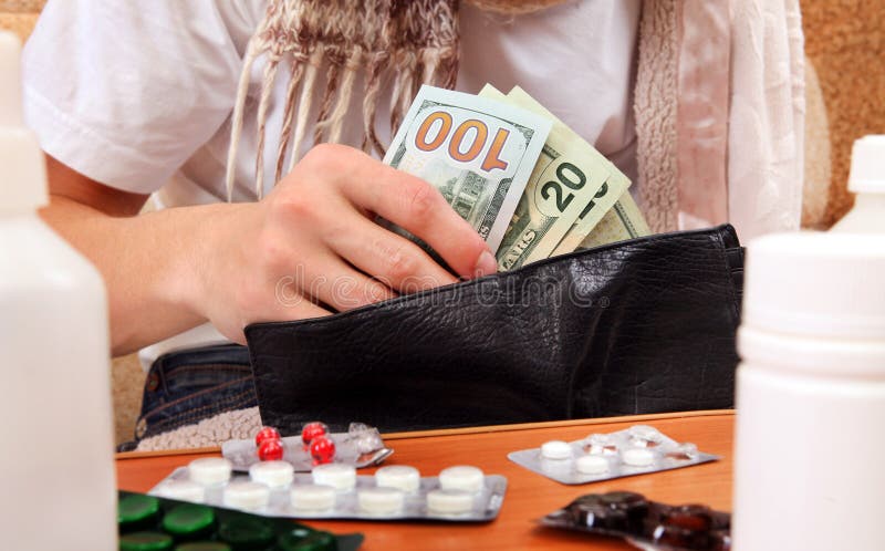 Person check the Wallet stock photo. Image of banknote - 60425758