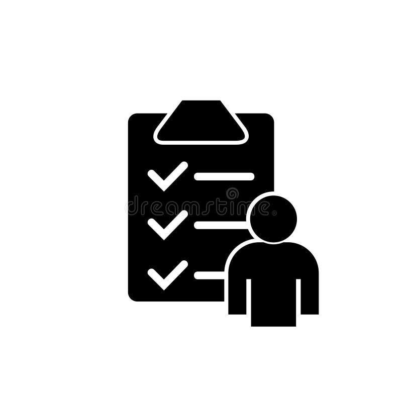 Person checking icon stock vector. Illustration of bullet - 517497 Person checking icon stock vector. Illustration of bullet - 517497