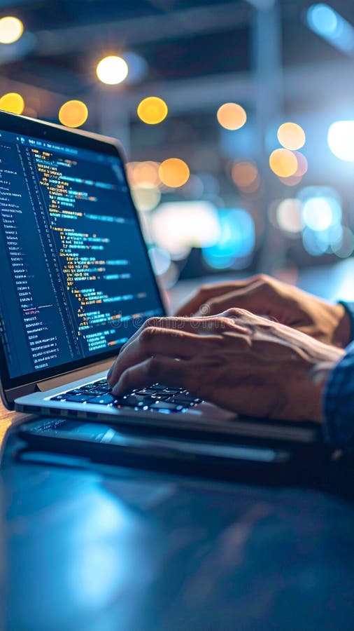 376 Laptop Screen Showing Code Programming Software Development Stock Photos - Free & Royalty ...