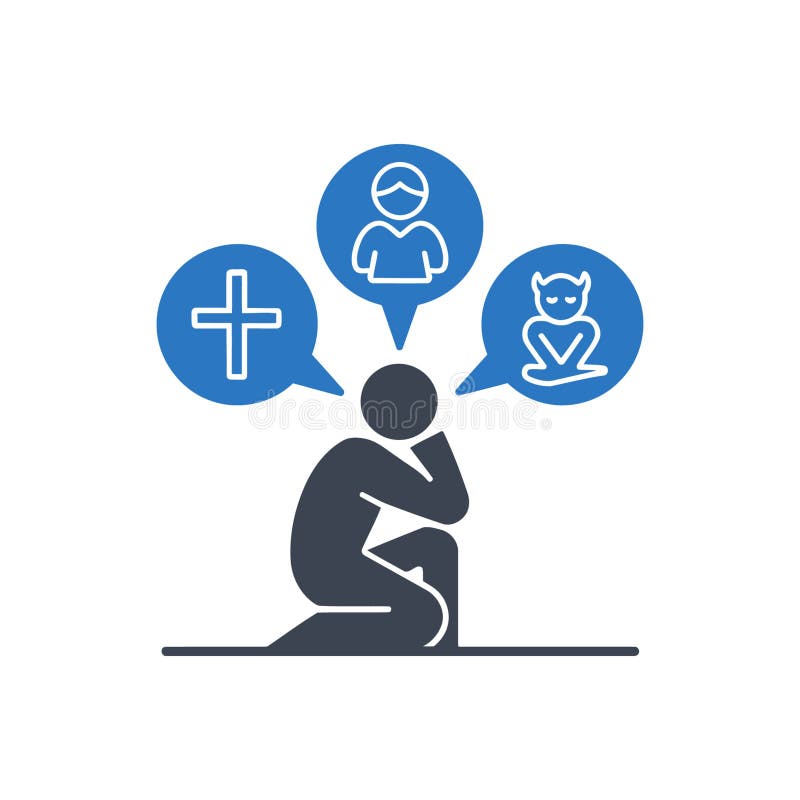 Conflicted Thoughts Stock Illustrations – 15 Conflicted Thoughts Stock ...