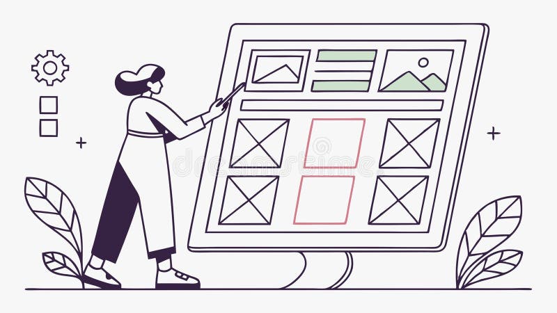 Person Designing User Interface, UI UX Development, Digital Creativity ...