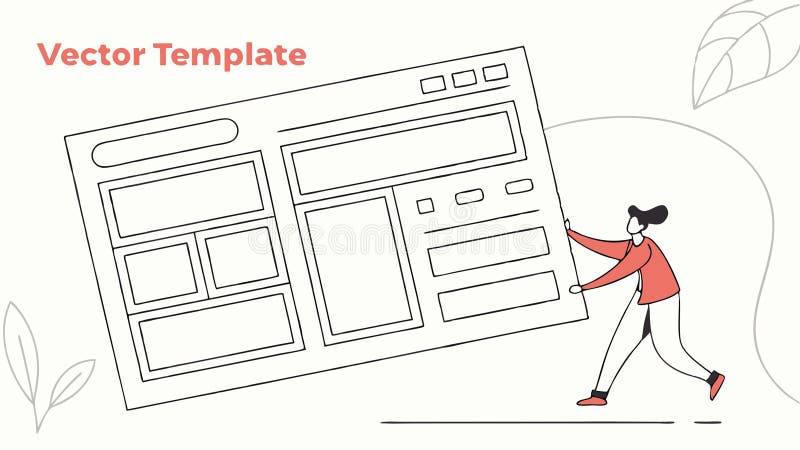 Designing Layout Vector Template Stock Illustrations – 1,806 Designing ...