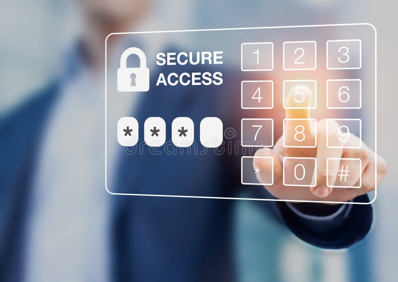 Person Dialing Password, Virtual Screen Digital Keypad, Secure Access ...