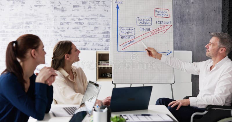 Person with Disability Giving Presentation Stock Photo - Image of ...