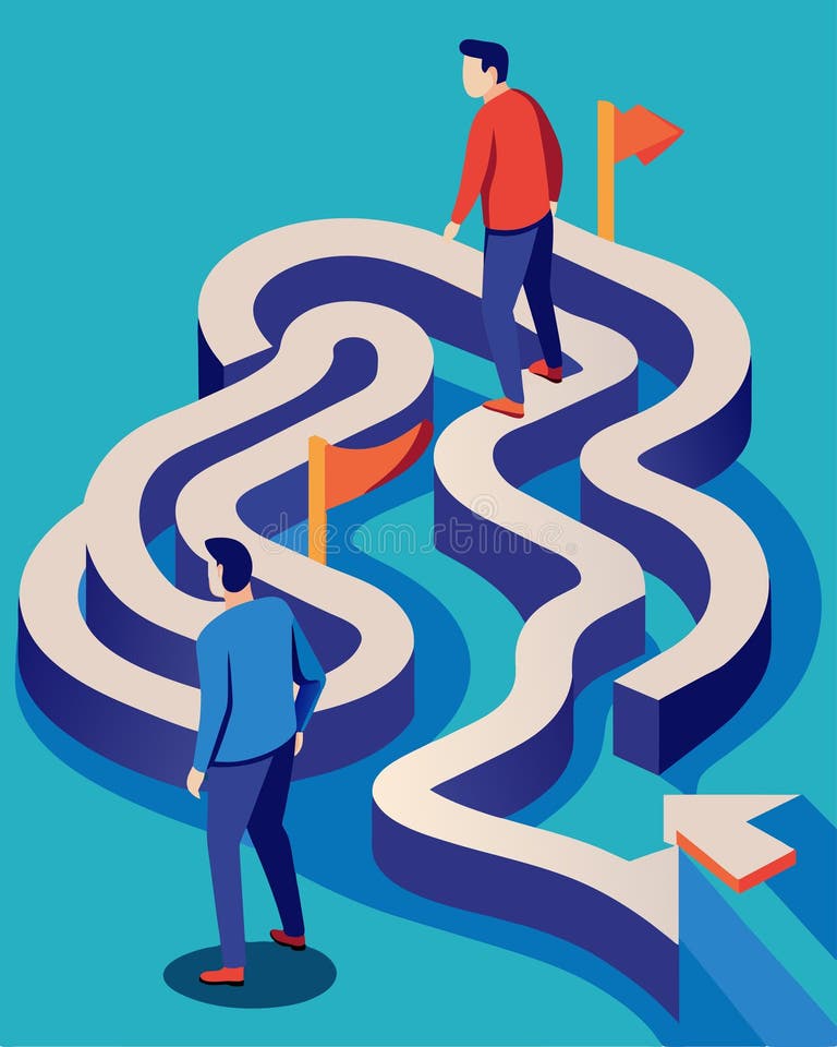 Paths Obstacles Stock Illustrations – 226 Paths Obstacles Stock ...