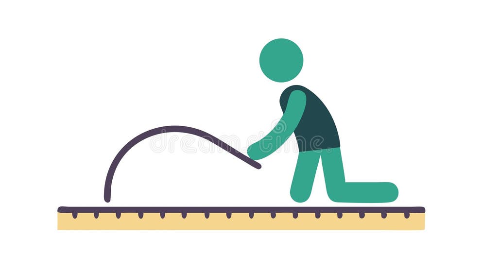 Person Doing Sit Ups or Crunches Core Exercise Icon, Vector Design ...