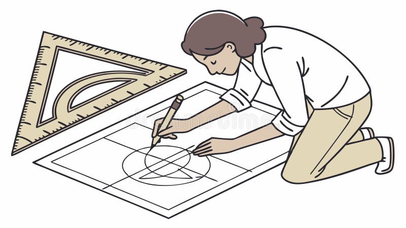 Person Drafting Plans, Architectural Design and Technical Illustration ...