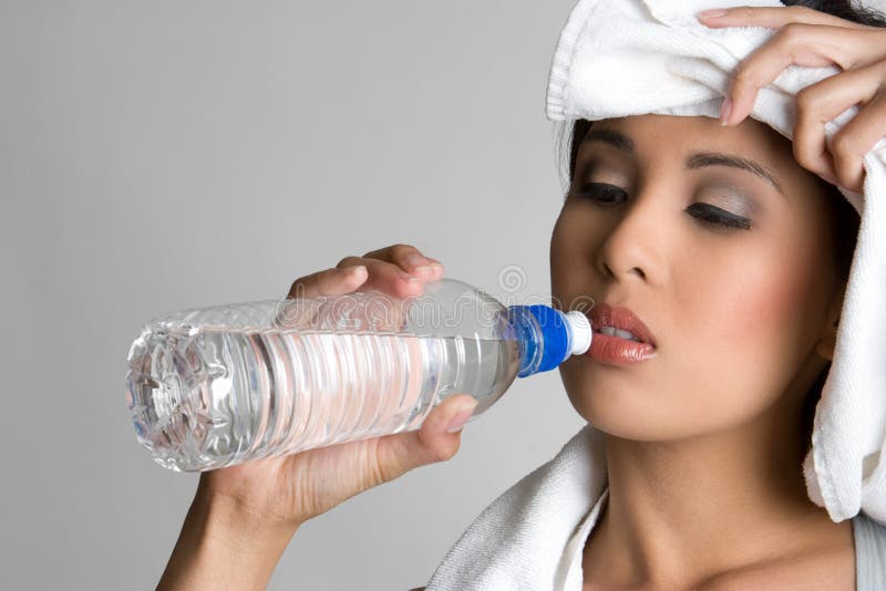Person Drinking Water stock image. Image of healthy, woman - 9468065