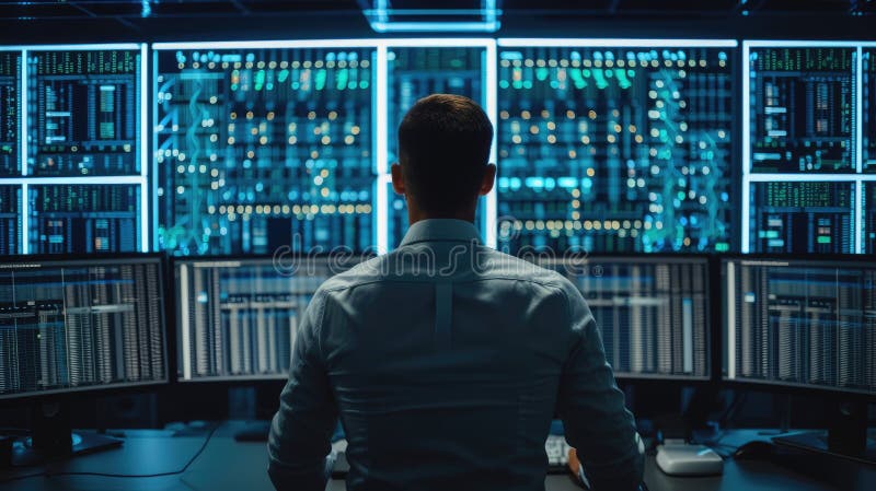 A Person with Electronic Devices and Water on a City Backdrop. AIG41 ...