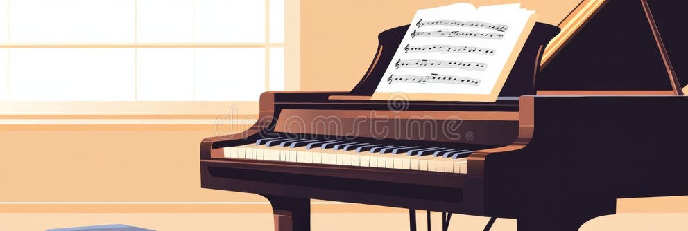 Learning Piano through Online Tutorials with Warm Lighting and Music ...