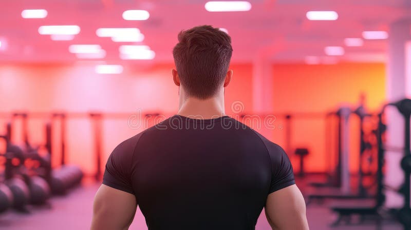 A Person Engaging in a daily Workout Routine at a Vibrant Gym, Feeling ...