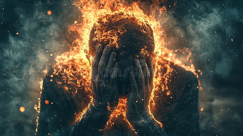 Emotional Healing Process Inner Anger Being Released and Sadness ...