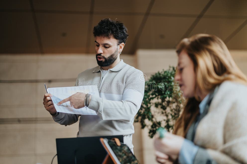 Person Explaining a Concept Using a Document in a Collaborative Setting ...