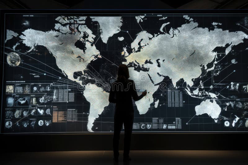 A Person, Exploring the Depths of a Data Visualization Journey Stock ... A Person, Exploring the Depths of a Data Visualization Journey Stock ...