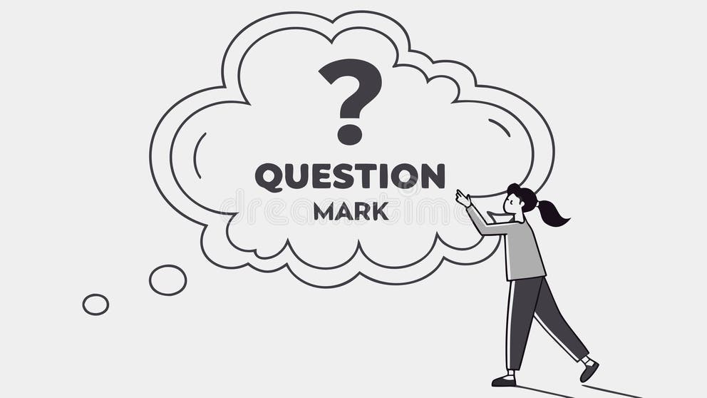 Person Facing Question Mark Problem Solving Vector, Vector Design ...