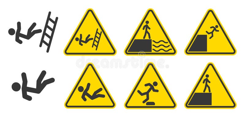 Bio Hazard Symbol on Yellow Background Stock Vector - Illustration of ...