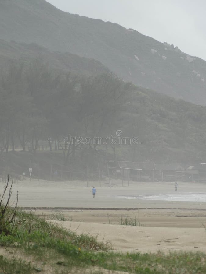Person Far Away Walking on the Beach Stock Photo - Image of shore, away ...