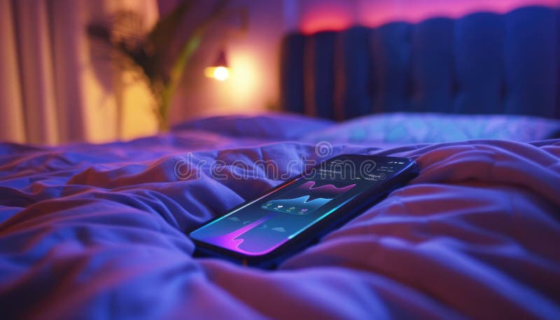 Advanced Sleep Monitoring Technology with Futuristic Data Visualization ... Advanced Sleep Monitoring Technology with Futuristic Data Visualization ...