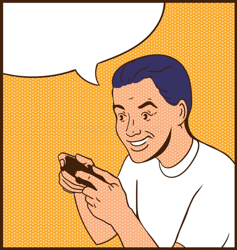 Person gamer stock illustration. Illustration of play - 73770267