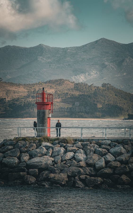 Person Gazing at Mountain Landscape Editorial Stock Photo - Image of ...