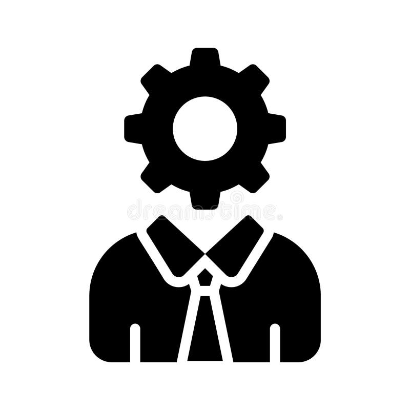 Person with a Gear Head, Symbolizing Technical Knowledge and Skills ...