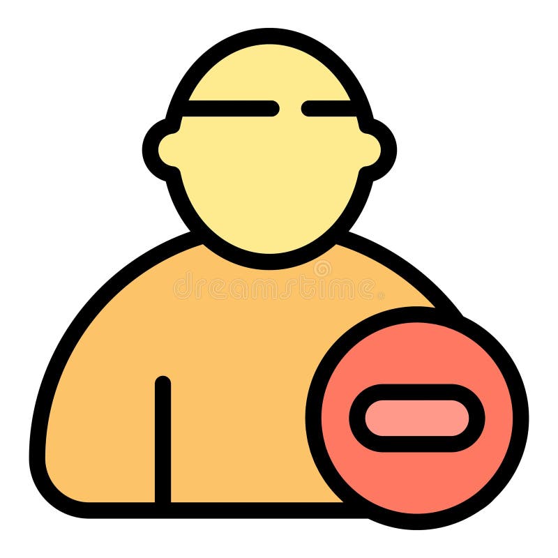 Person Getting Account Suspended Showing Delete Symbol Stock Vector ...