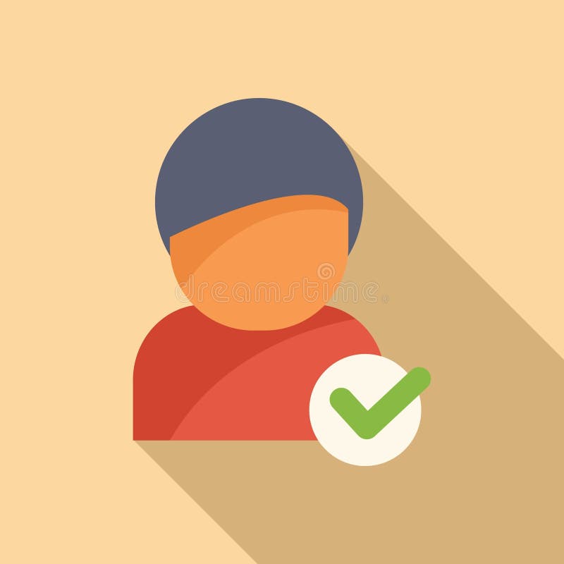 Person Getting Verified with Check Mark Icon Showing Validation Stock ...