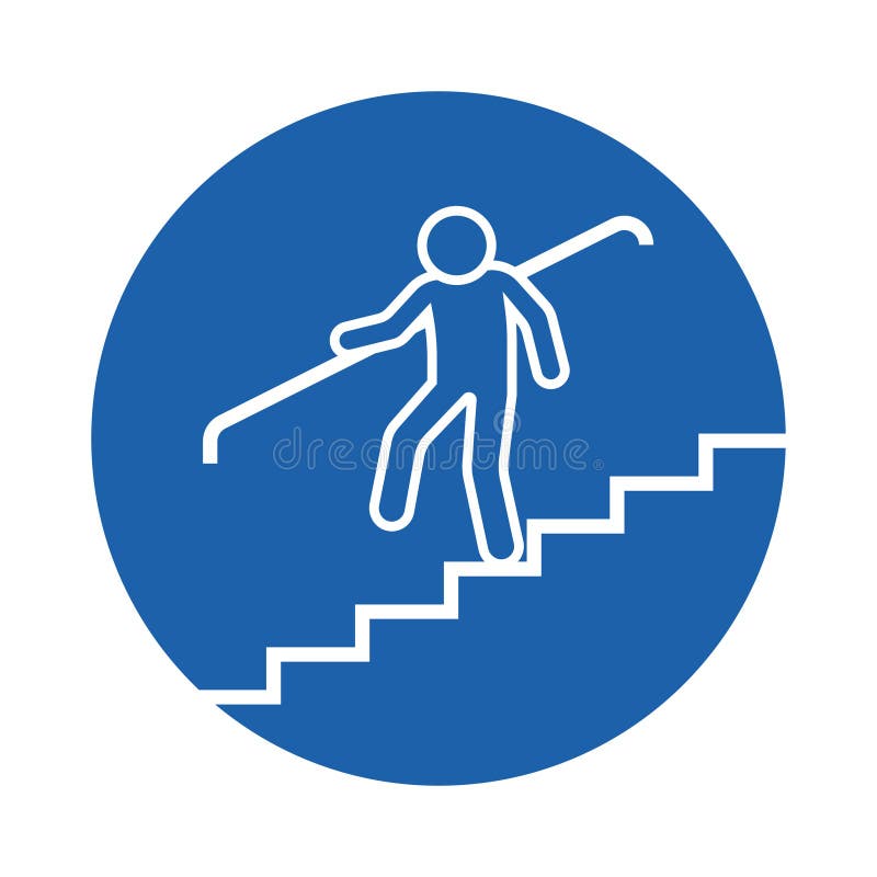 Going Down Stairs Stock Illustrations – 209 Going Down Stairs Stock ...