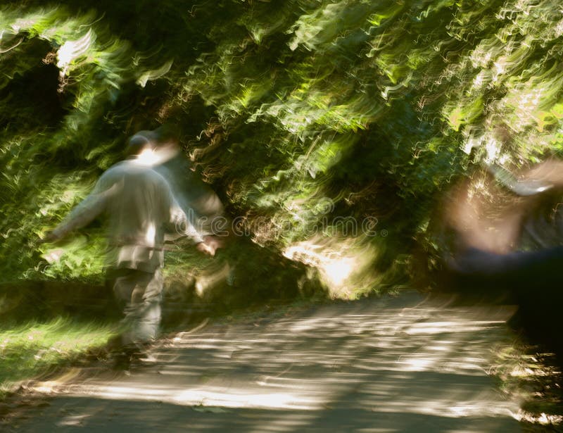 A Person Having a Dream Walking Towards Peace Stock Image - Image of ...