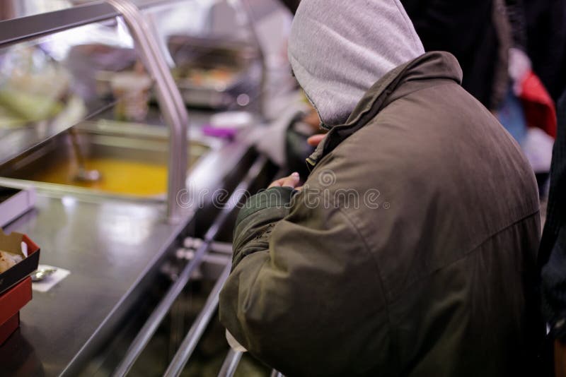 Cafeteria for poor people stock image. Image of cuisine - 103940431