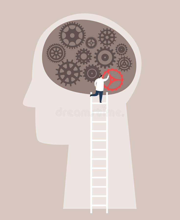 Person Head Inside Which the Psychologist Highlights the Solution To ...