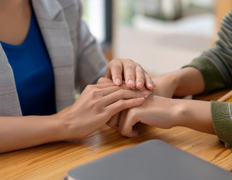 Person Helping Another with a Task, Representing Support, Assistance ...