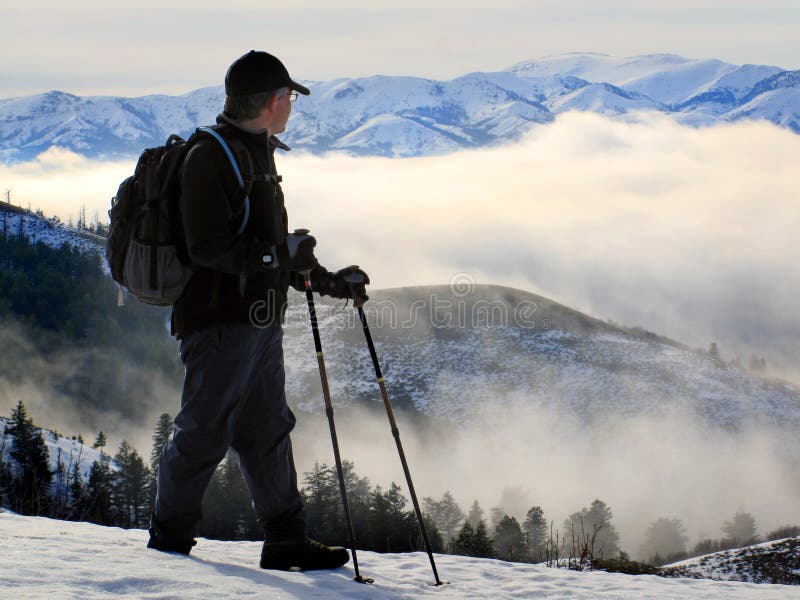 Person Hiking Stock Photo - Image: 9074520
