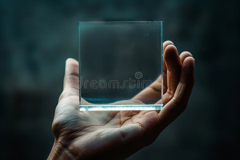 A Person Holding a Clear Glass in Their Hand Stock Illustration ...