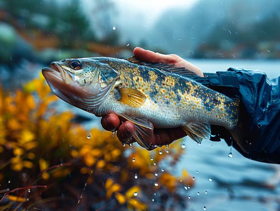 A person holding a fish stock image. Image of water - 324260531