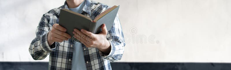 A Person Holding and Giving a Book, Share a Present and Knowledge Stock ...