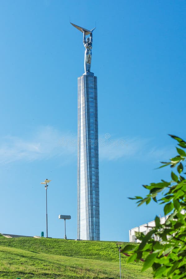 Person Holding Its Wings in the City of Samara Stock Photo - Image of ...