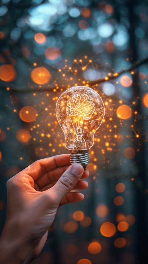 Person Holding Light Bulb in Hand - Inspiration, Creativity, Bright ...