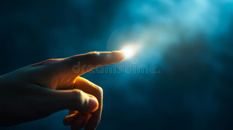 A Person Holding a Lighter in Their Hand Stock Illustration ...