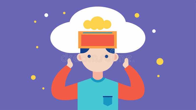 A Person Holding a Memory Box in Front of Their Head Representing How ...