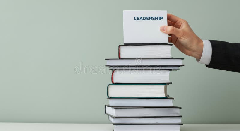 Person Holding Piece Paper Says Leadership Stock Photos - Free ...