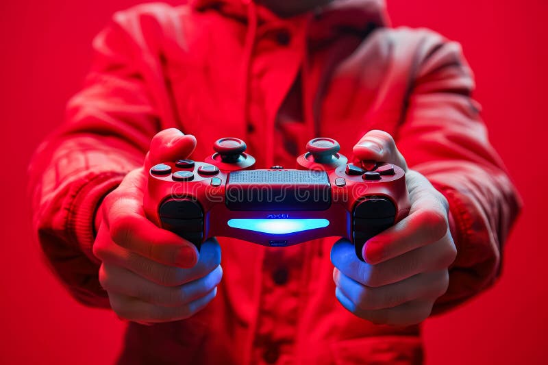 Jacket Holding Game Controller Stock Photos - Free & Royalty-Free Stock ...