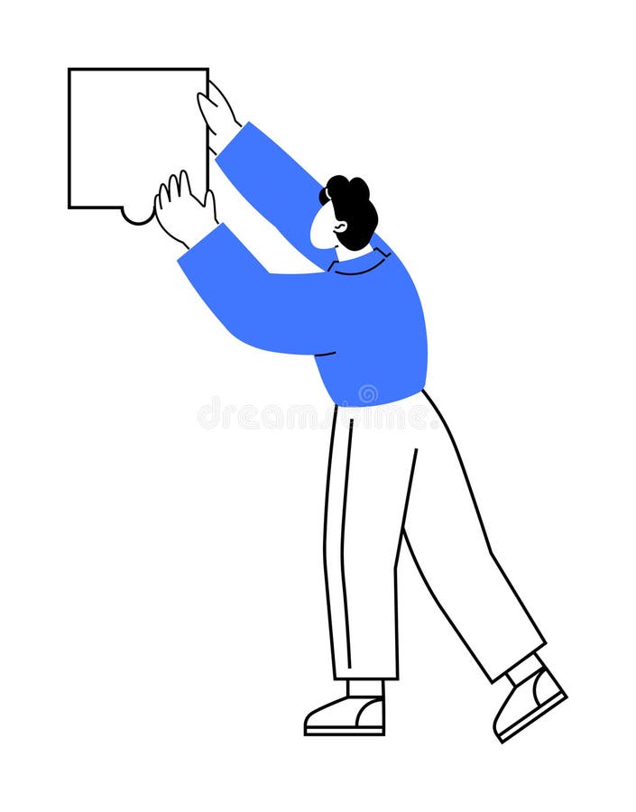 Person Holding Puzzle Piece Representing Solution Finding, Teamwork ...